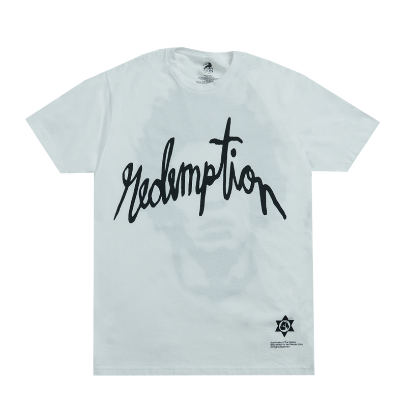 Redemption Silhouette White T-Shirt - Bob Marley Official Store